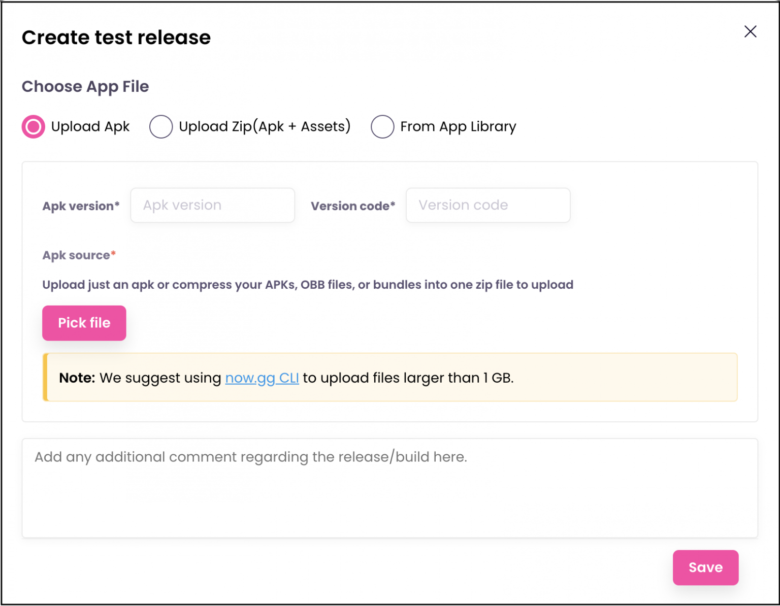 now.gg developer documentation