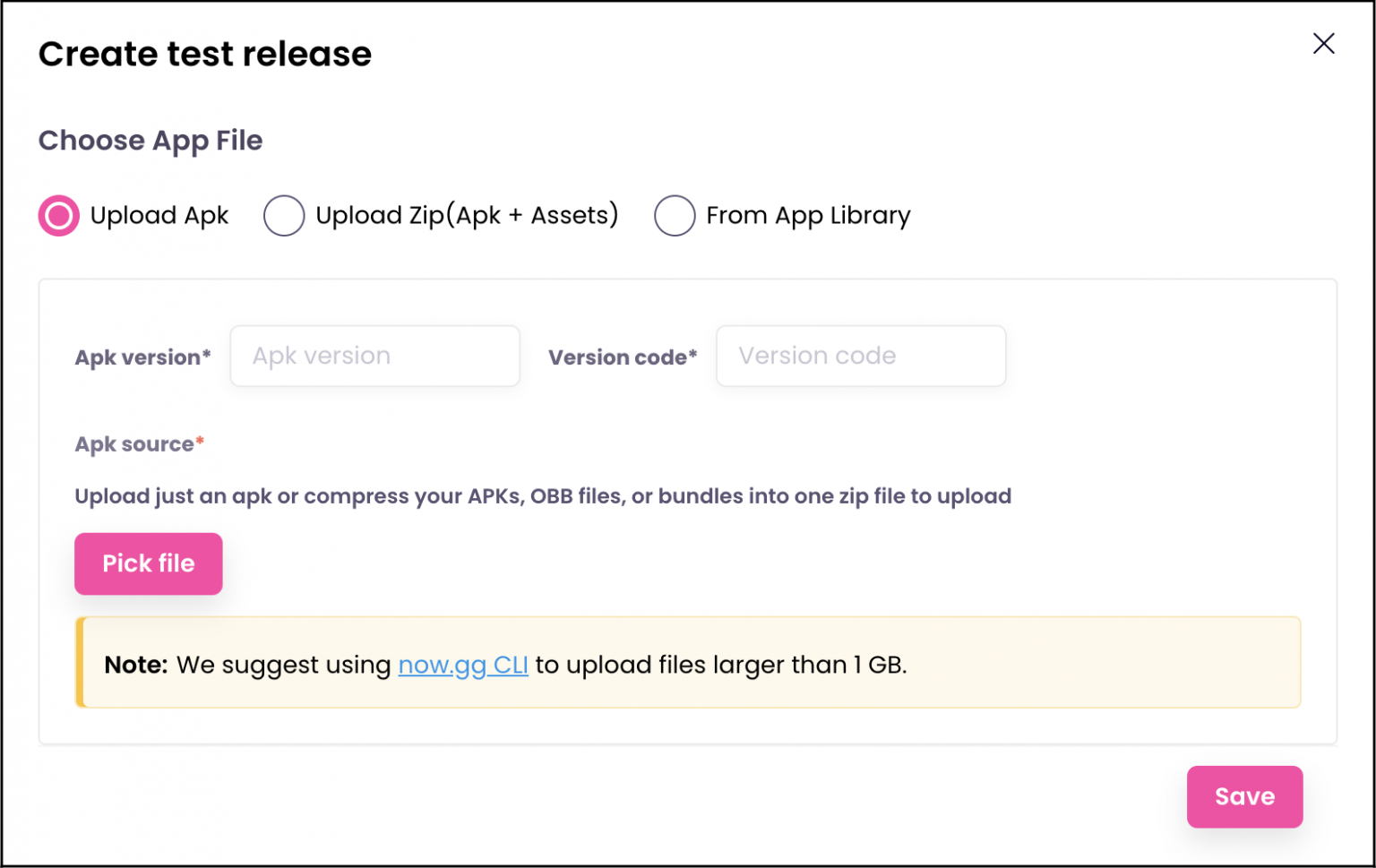 now.gg developer documentation